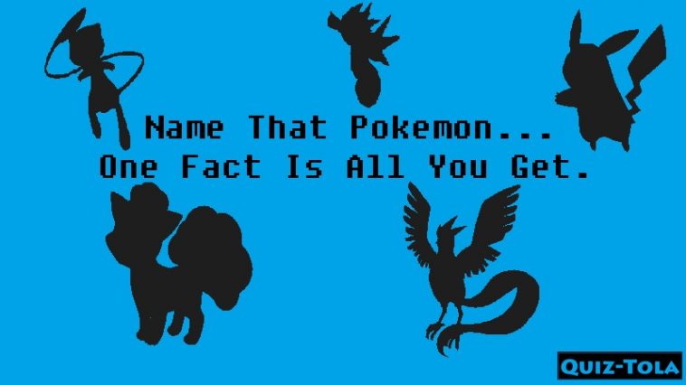 How Well Do You Know Pokemon? See If You Can Name That Pokemon From ...